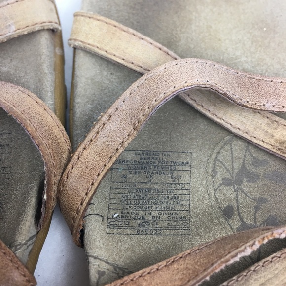 Merrell | Shoes | Merrell San Remo Leather Strappy Open Toe Sandals ...